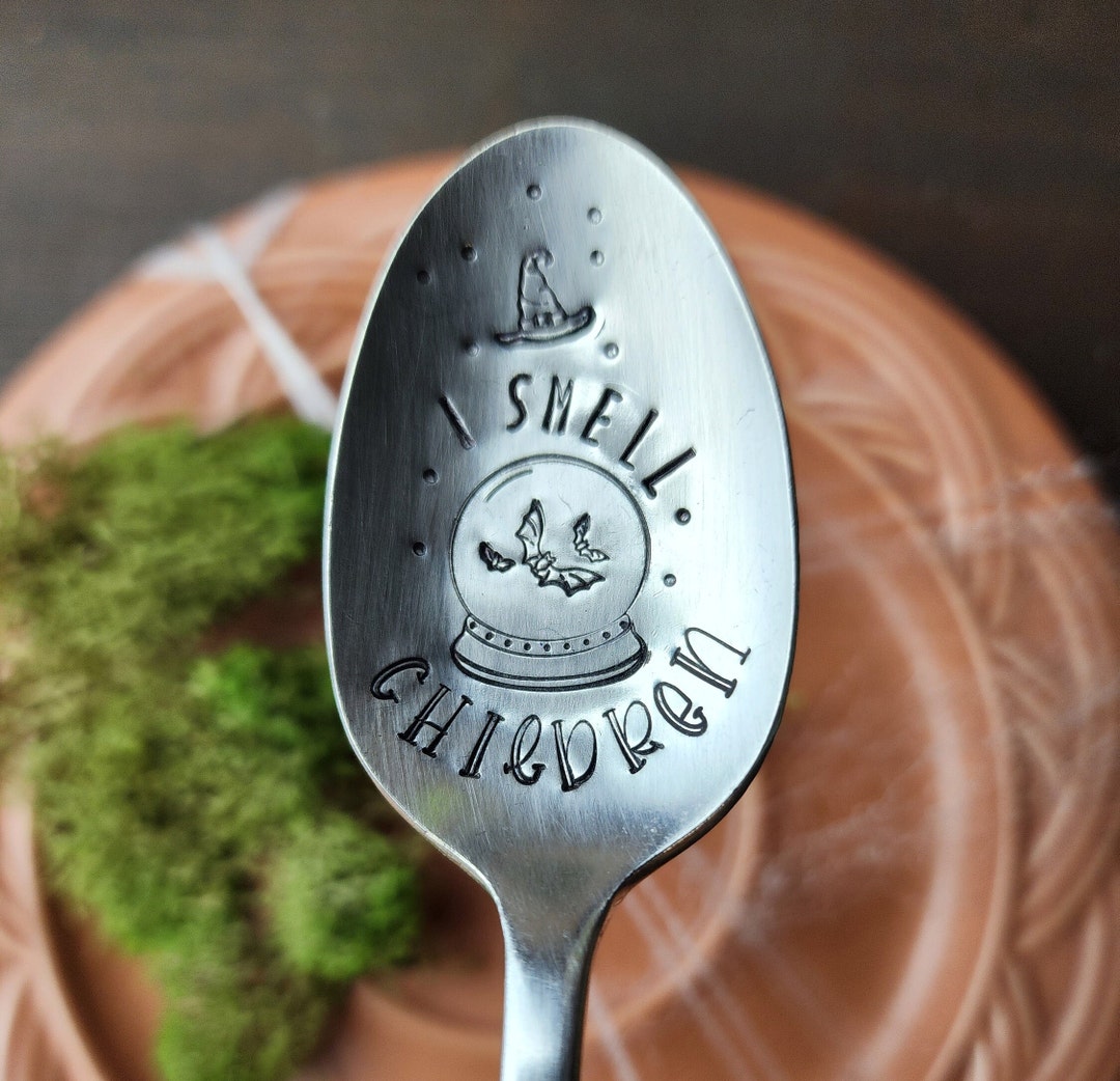I Smell Children Stamped Spoon | Hocus Pocus Halloween Decor - Etsy
