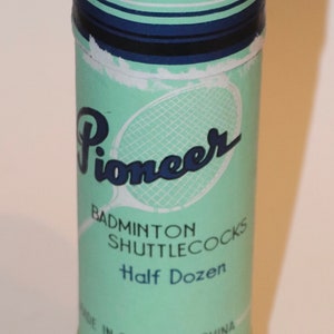 Vintage Pioneer Shuttlecocks in Box, Real Feathers - Etsy
