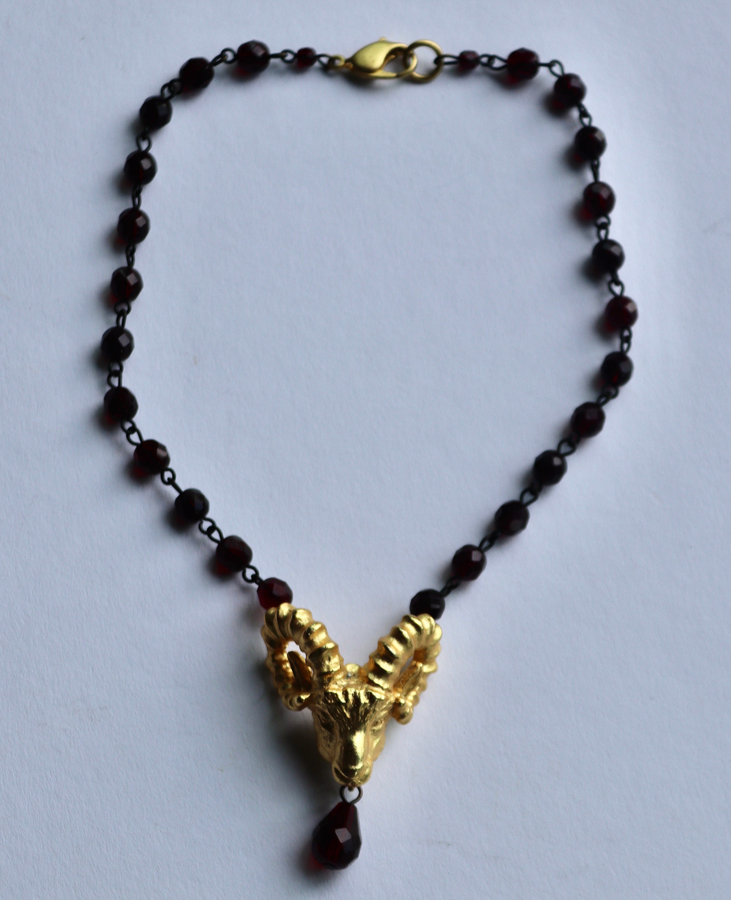 Vintage Necklace Yuta Pasch Ram's Head - Etsy