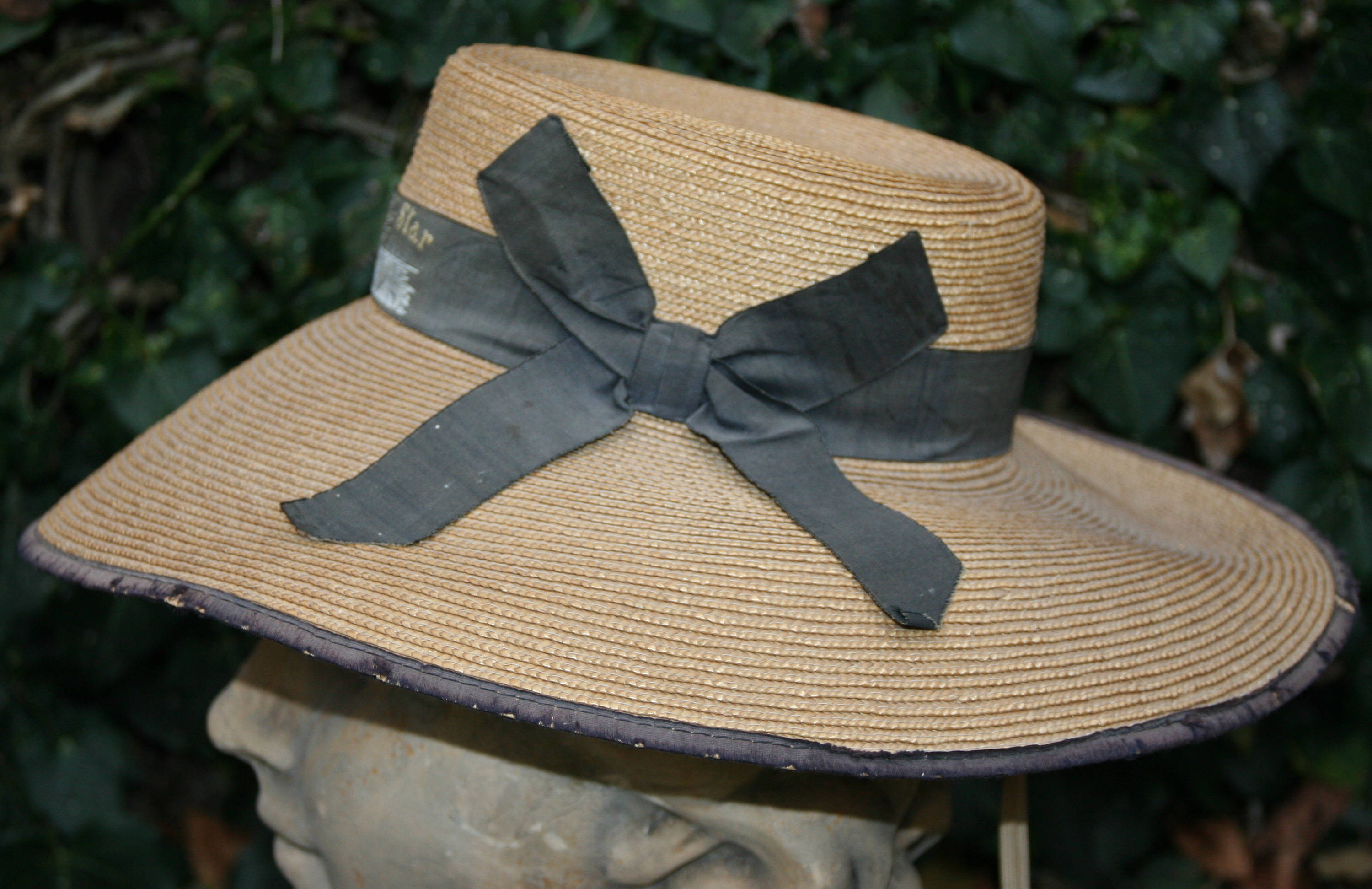 Vintage straw hat Pole Star 1900 | Etsy