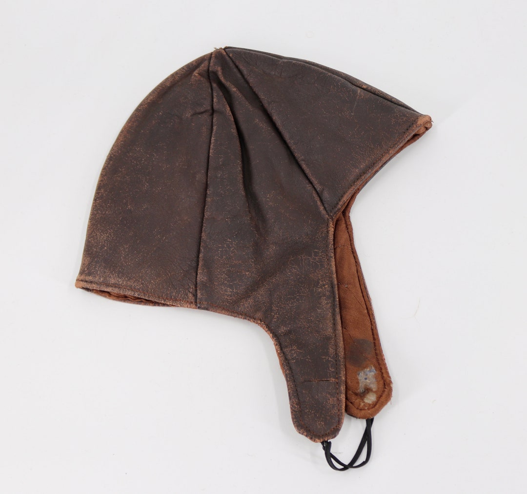 Antique Leather Cap Oldtimer 1920th - Etsy
