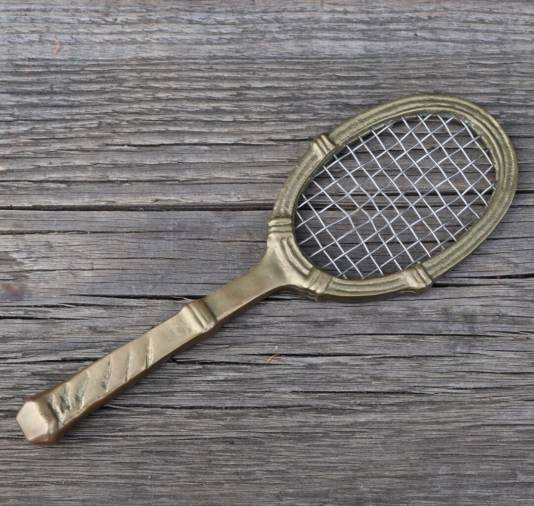 Vintage Paper Weight Lawn Tennis Racket 60th - Etsy