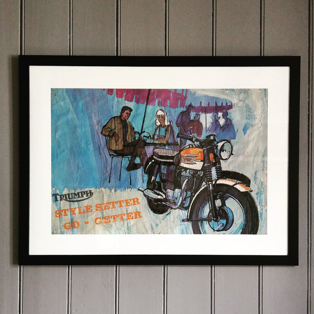 Original Triumph Poster - Etsy