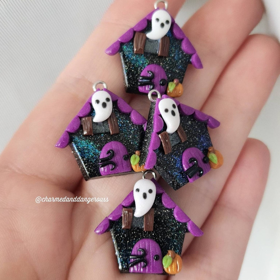 Haunted House Charm - Etsy