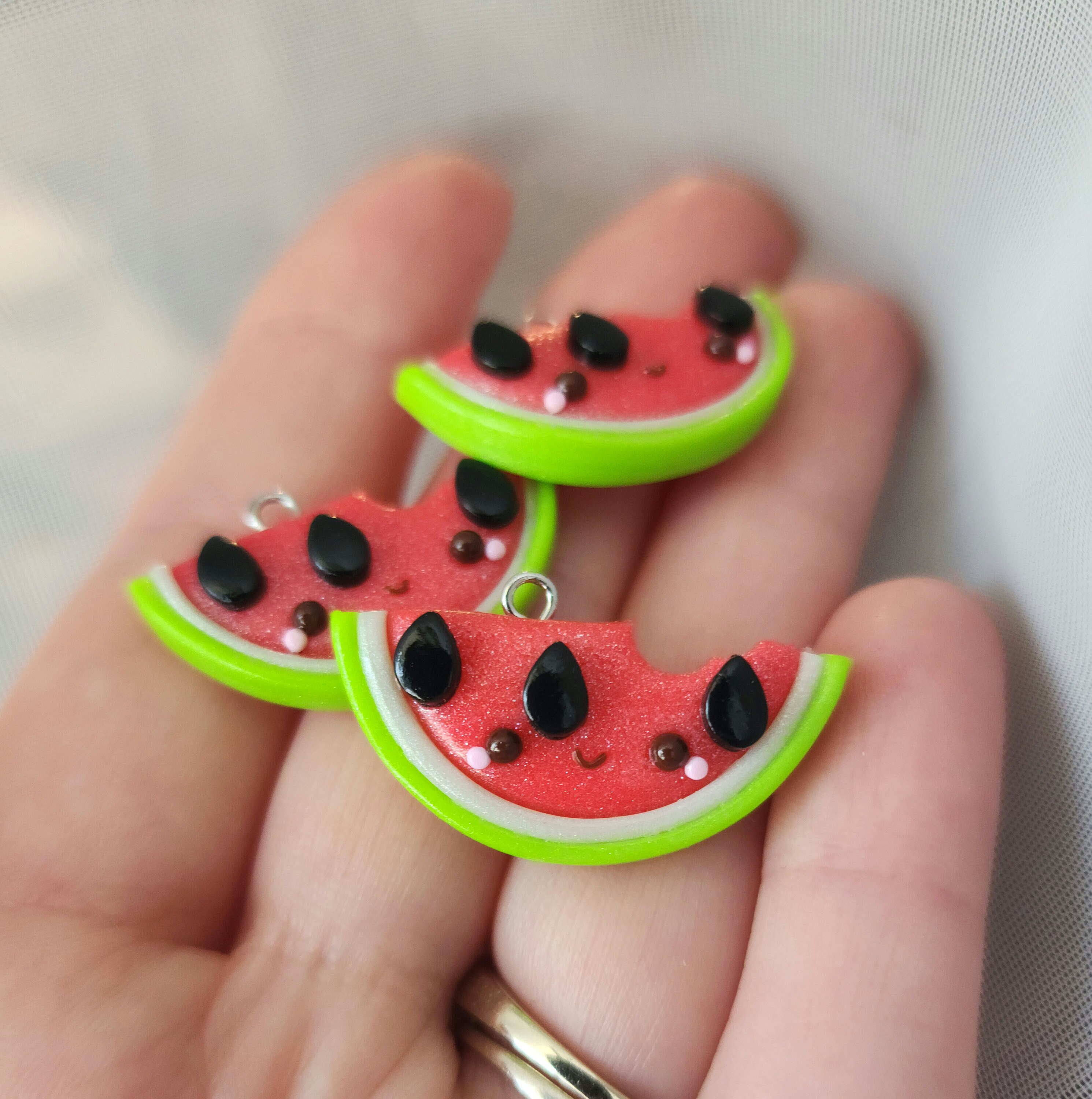 Kawaii Watermelon Charm