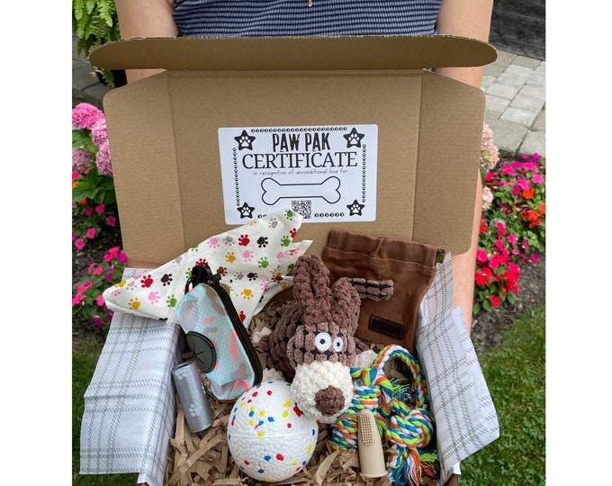 Personalized Dog Box, New Puppy Gift Box, Dog Box, New Pet Gift, New ...