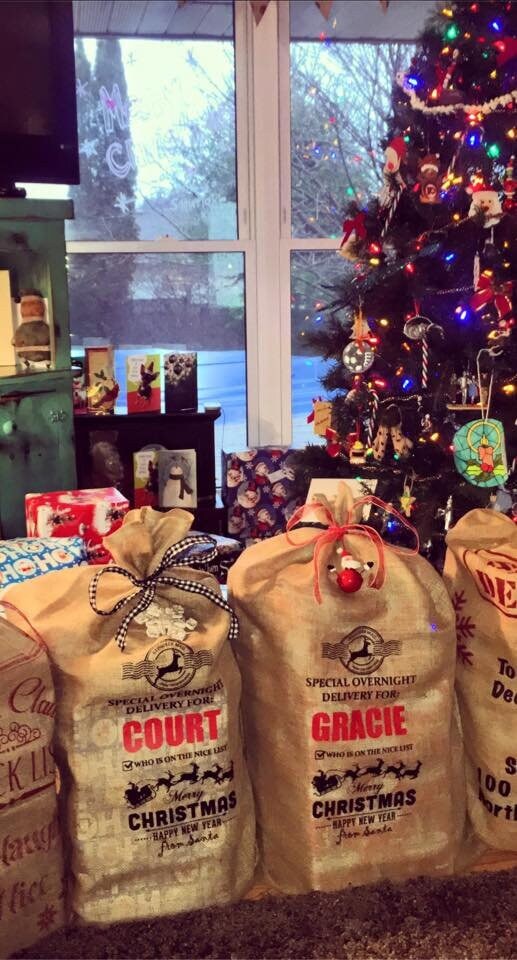 Santa Sack, Custom Santa Sacks, Christmas Sacks, Holiday Sacks ...