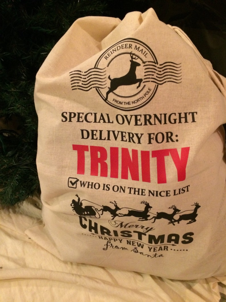 Santa Sack, Custom Santa Sacks, Christmas Sacks, Holiday Sacks ...