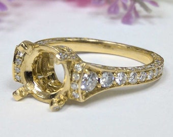 Cathedral Mount Ring - Etsy