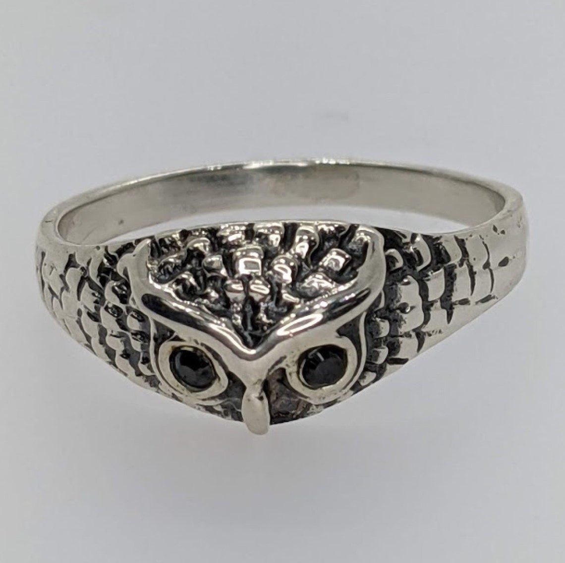 Owl Ring Silver Owl Head Ring Owl Lovers Hoot Owl Owl | Etsy