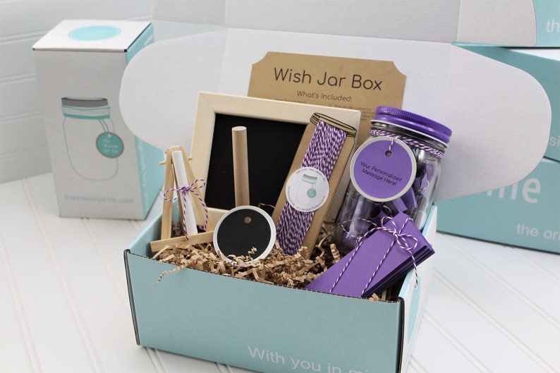 DIY Wish Jar Kit Box Customized Wish Jar Kits for Every | Etsy