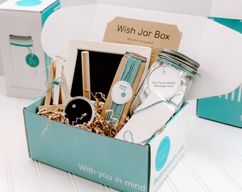 DIY Wish Jar Kit Box Customized Wish Jar Kits for Every | Etsy