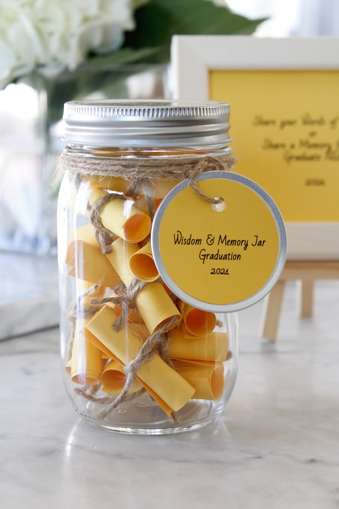 Message Filled Wish Jar graduation - Etsy