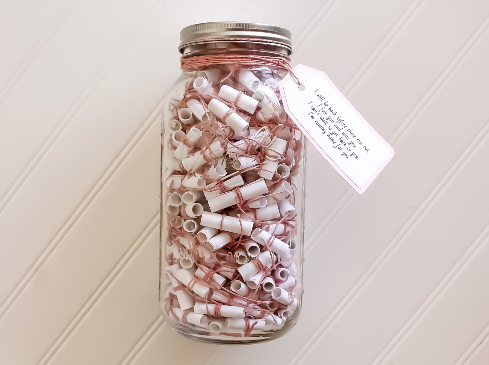365 Message Filled 64oz Mason Jar Love - Etsy