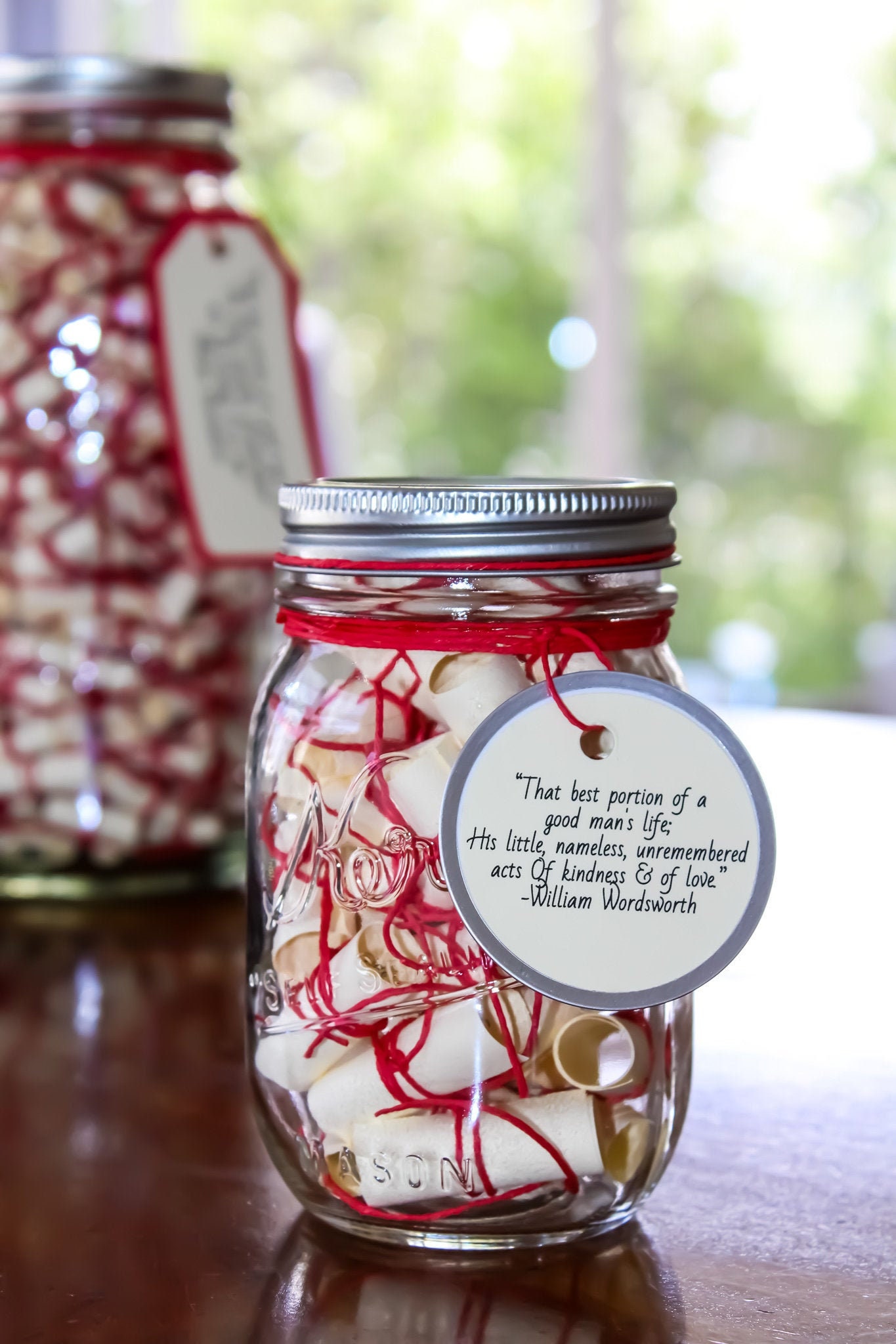 Message Filled Mason Jar love Wish Jar - Etsy Australia