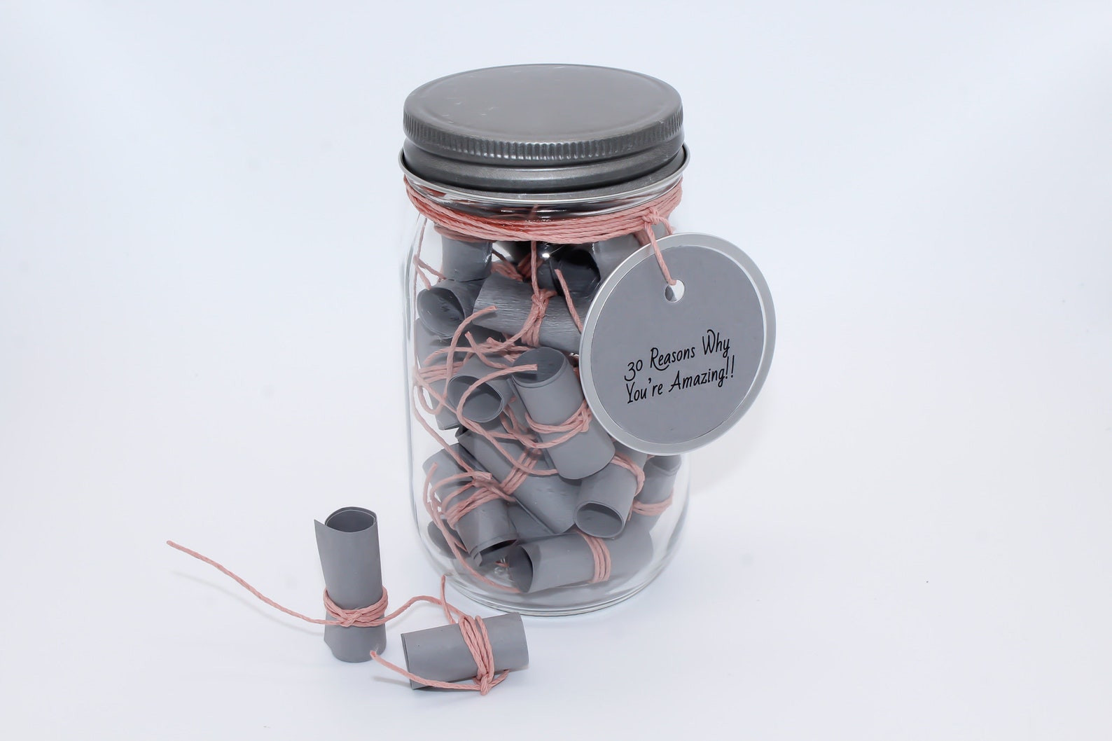 Message Filled Mason Jar lovepersonalized Wish Jar - Etsy