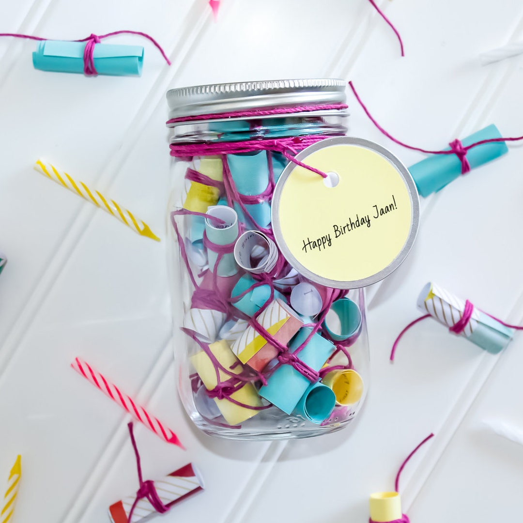 Message Filled Mason Jar - Etsy