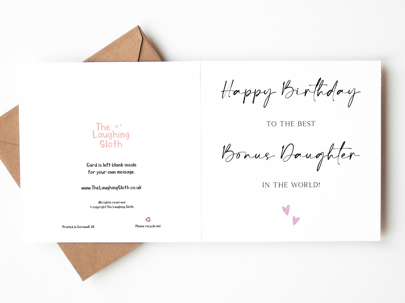 Happy Birthday to the Best Bonus Daughter in the World Card, Worlds ...