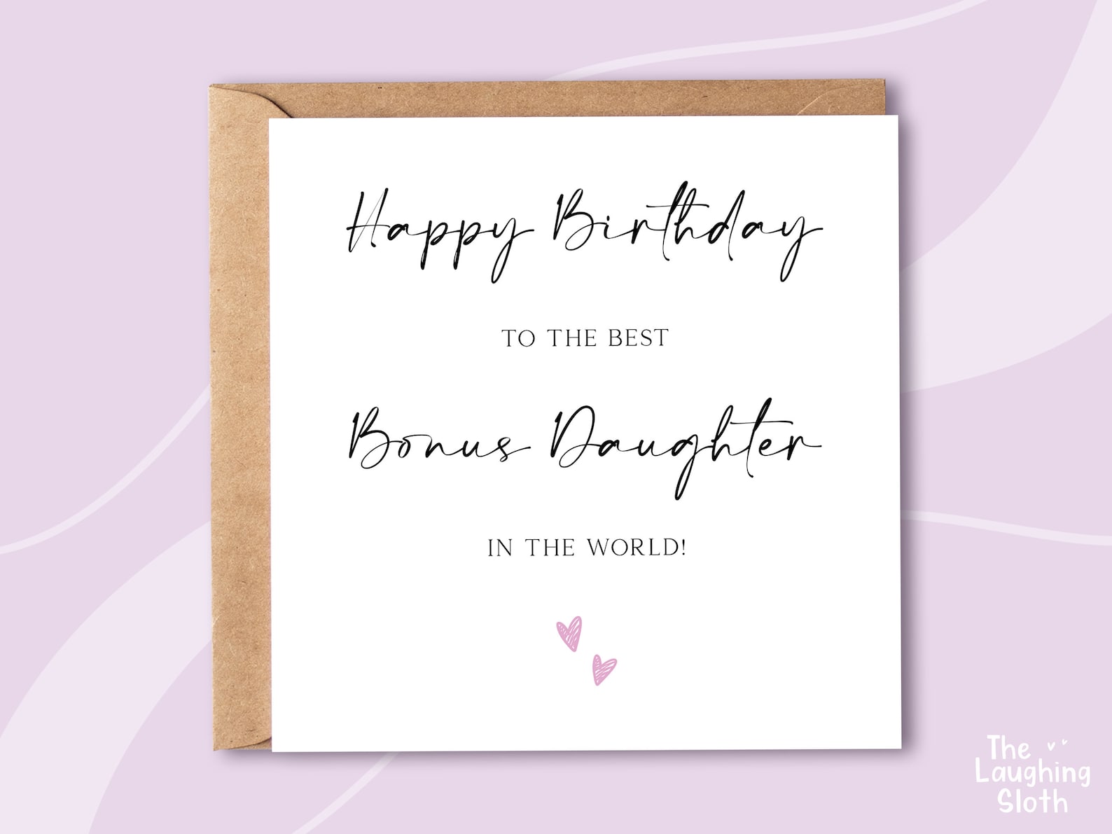 Happy Birthday to the Best Bonus Daughter in the World Card, Worlds ...