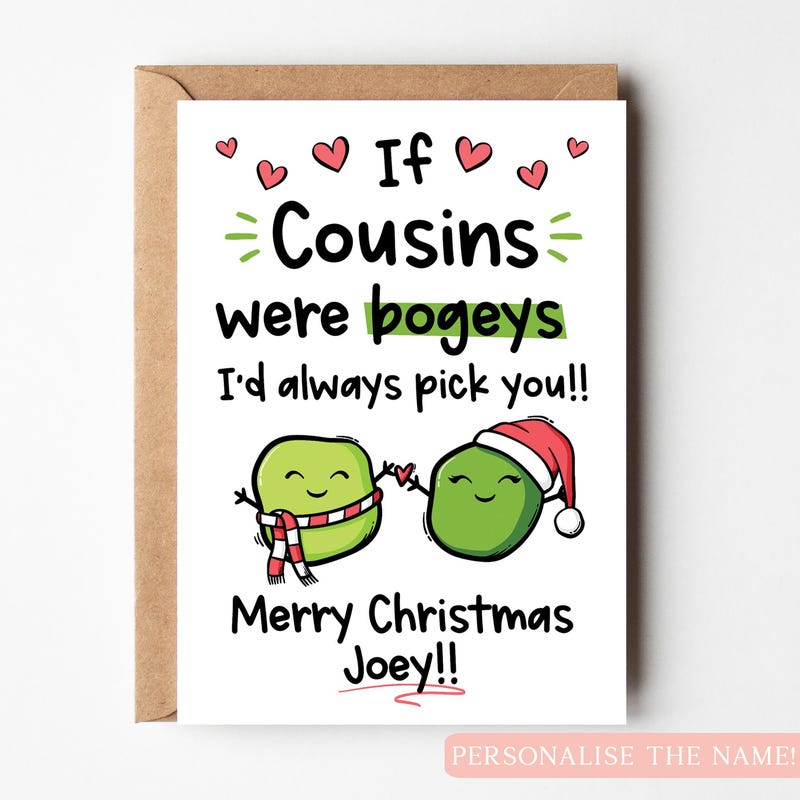 Funny Cousin Card - Etsy