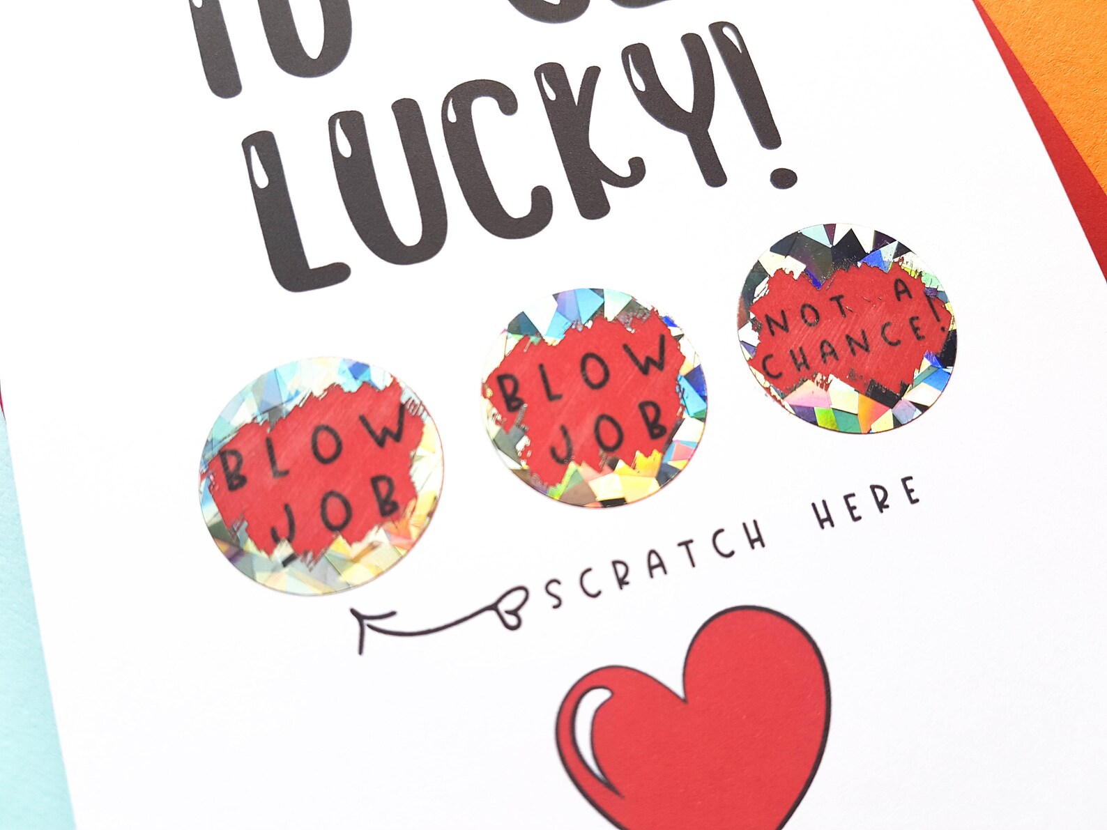 Rude Scratch Off Valentines Card Funny Valentine's Card | Etsy