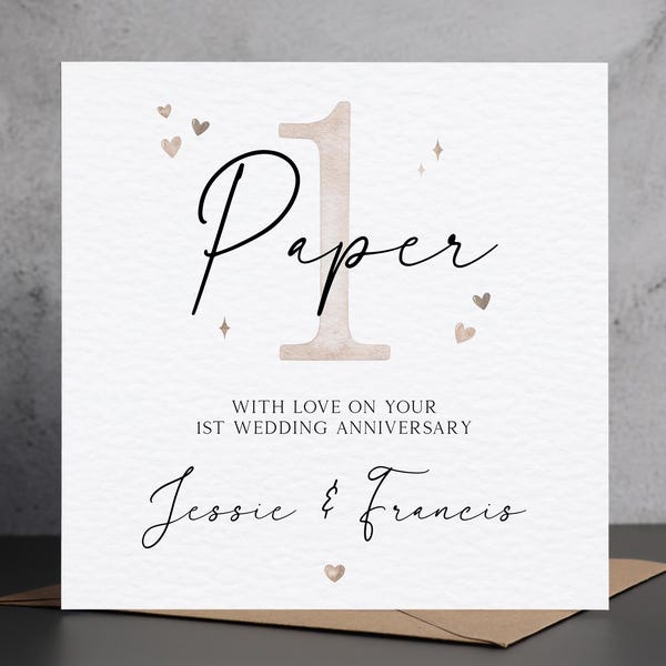 1st Anniversary Paper Anniversary Gifts - 60+ Gift Ideas for 2026