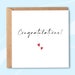 Congratulations Card, Congratulations Engagement Card, Simple ...