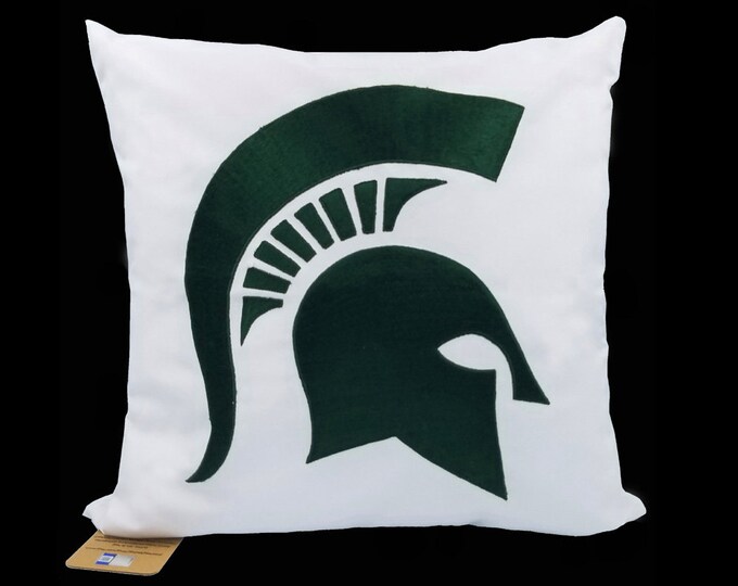 Michigan State Pillow Cover Michigan State Love Michigan State Michigan ...