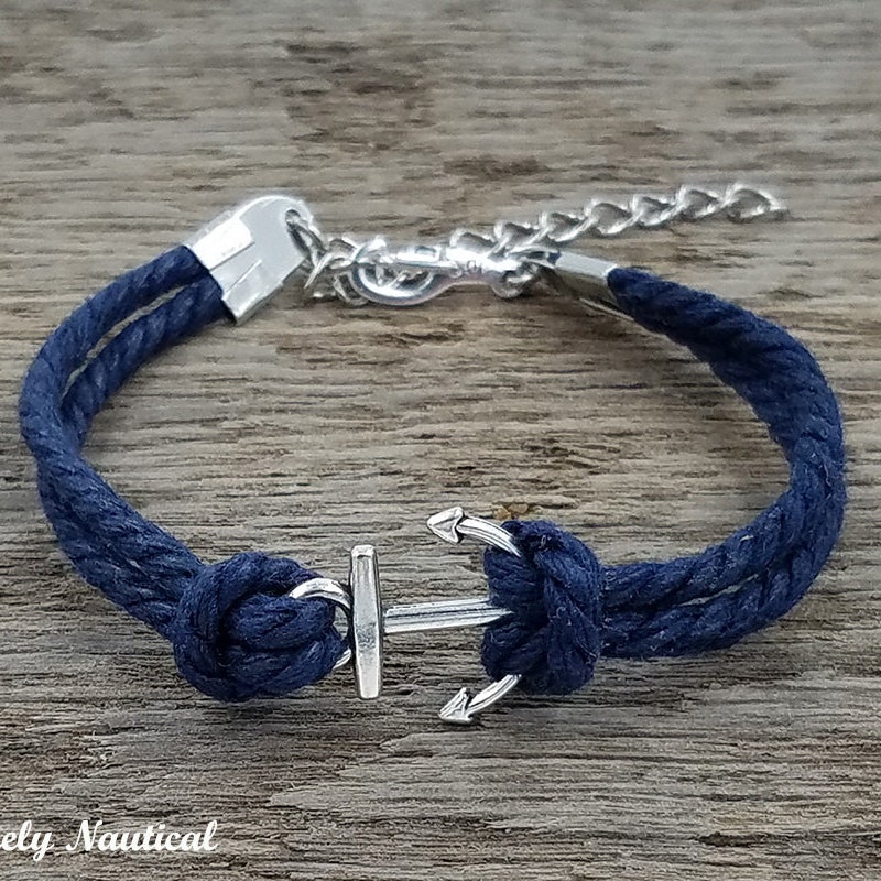 Rope Anchor Bracelet - Etsy