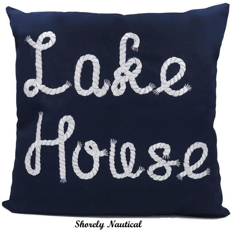 Lake House Pillow - Etsy