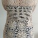 Crochet Beige Sweater, Beige Crochet Jacket, Crochet Sweater, Beige ...