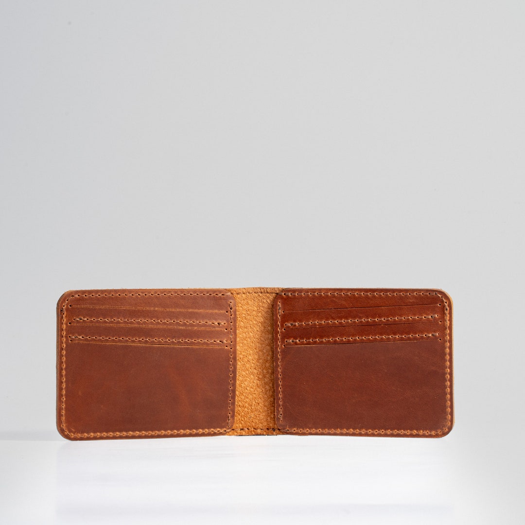 Leather Billfold Wallet Dollar Bill - Etsy