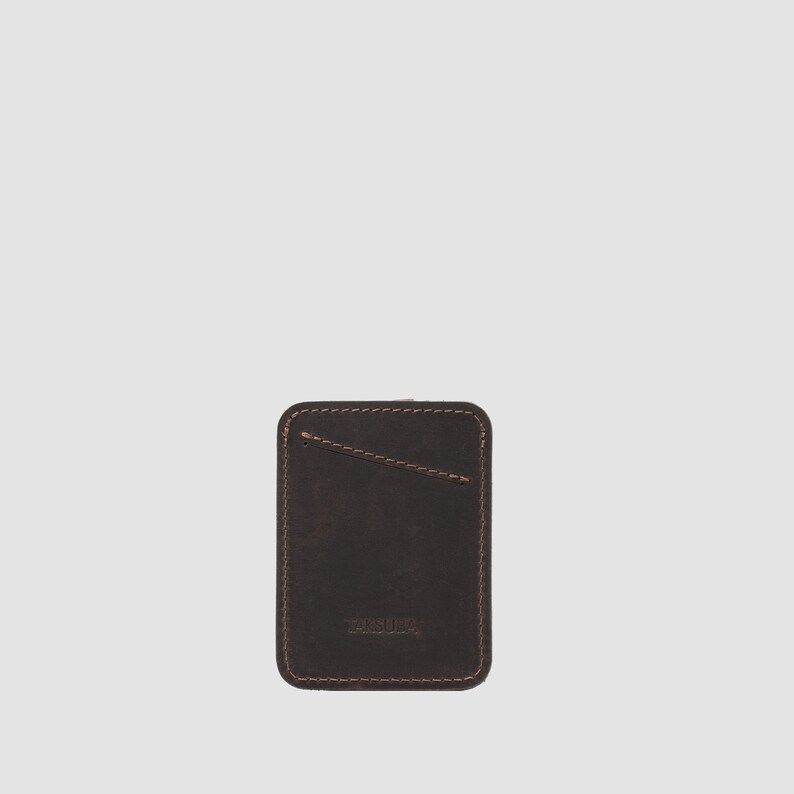 Leather Card Holder - the Minimalist - Etsy