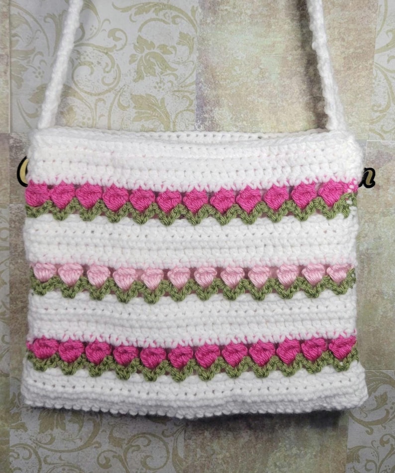 Handmade Crocheted Tulip Purse/bag - Etsy