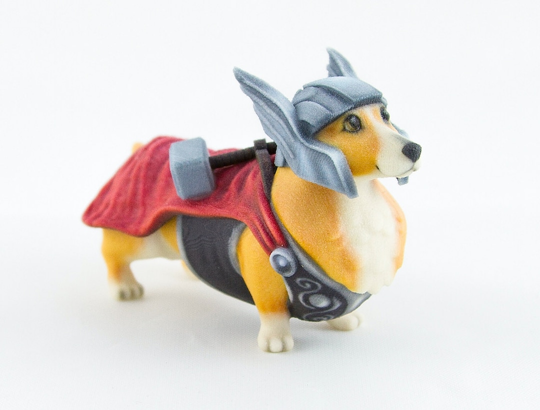 Thorgi the Corgi God of Thunder - Etsy