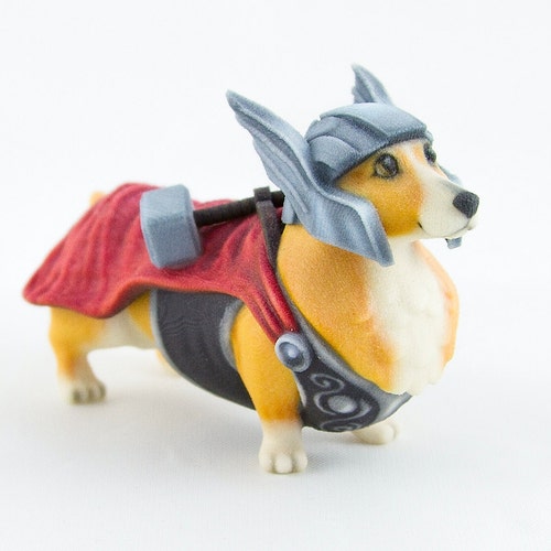 Thorgi the Corgi God of Thunder - Etsy