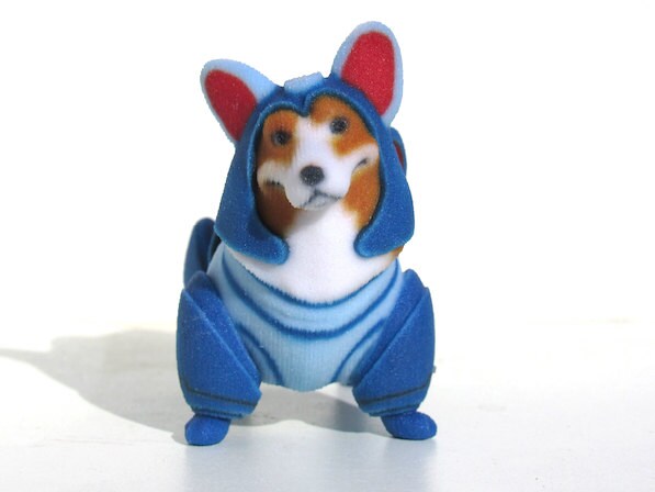 Mega Man Corgi | Etsy
