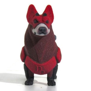Daredevil Corgi (the Corgi of Hell's Kitchen) - Etsy