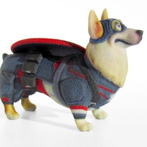 Captain America Corgi - Etsy