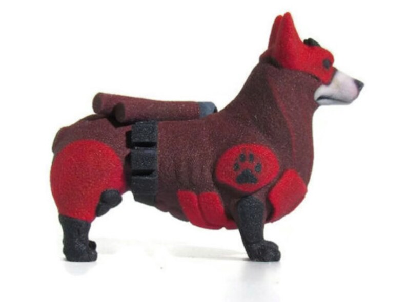 Daredevil Corgi (the Corgi of Hell's Kitchen) - Etsy