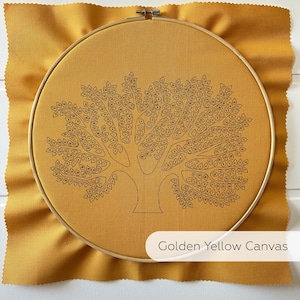 Temperature Tree Embroidery Pattern – Pre-printed Fabric Panel Hand ...