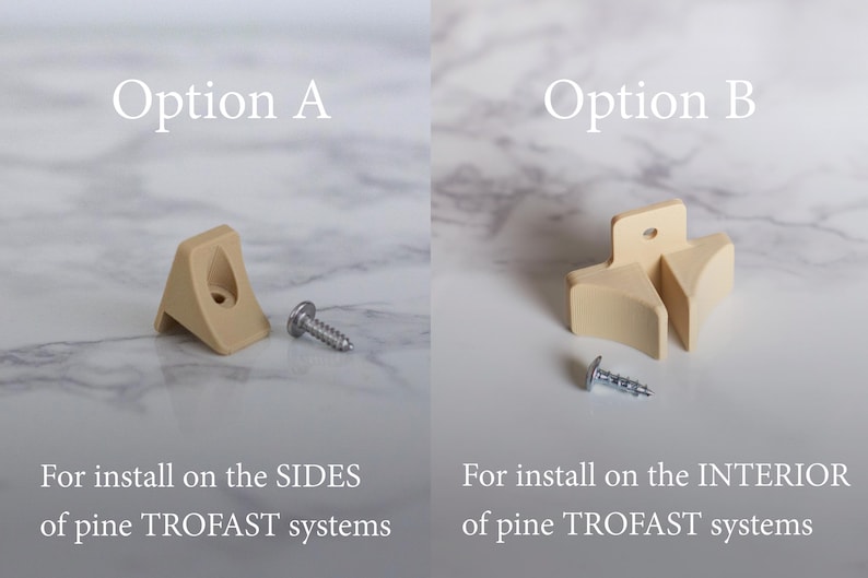 IKEA Trofast Drawer Stops for Wooden Frame: 3d-printed Guides - Etsy