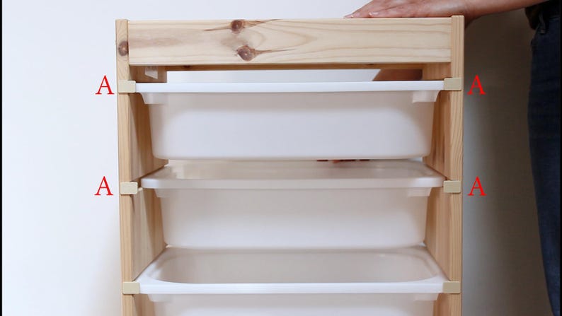 IKEA Trofast Drawer Stops for Wooden Frame: 3d-printed Guides - Etsy