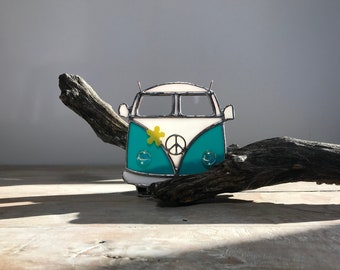Stained Glass VW Bus - Etsy