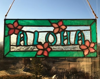 Stained Glass Welcome Sign - Etsy