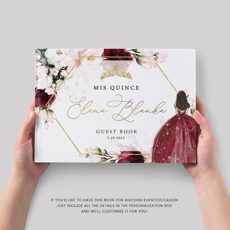 Xv Guest Book - Etsy