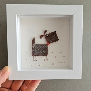 Brown Dog, Beach Plastic, Beach Clean Art, Re-purpose, Cute Dog Gift ...