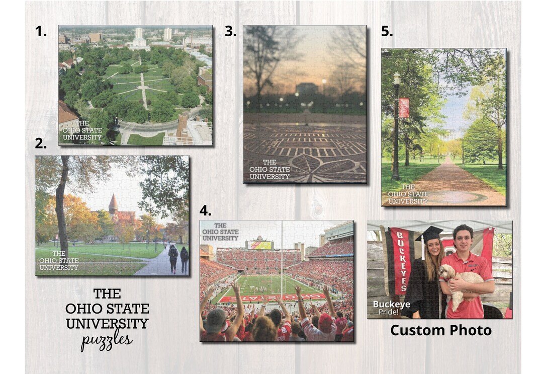 Ohio State Puzzle-1000, 500 or 252 Pieces - Etsy