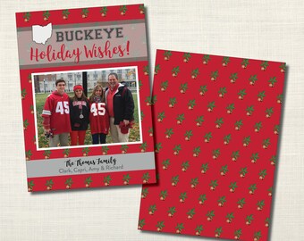 Ohio State Card | Etsy