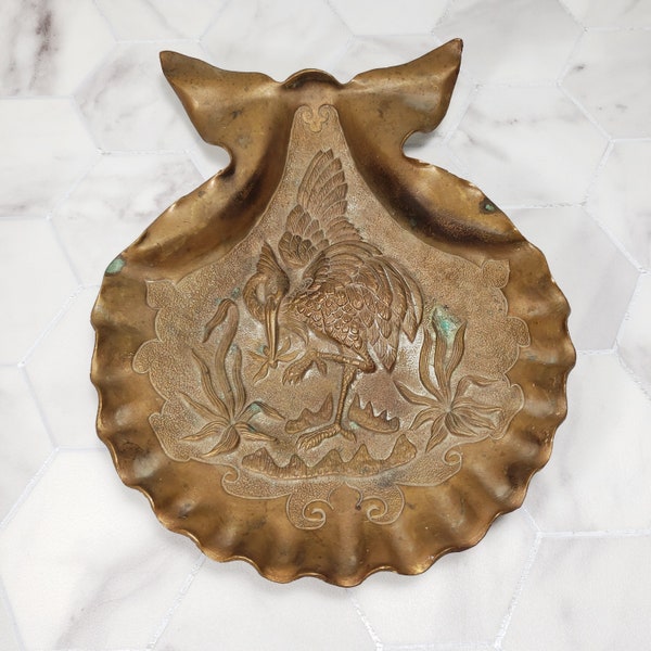 Brass Shell Ashtrays - Etsy
